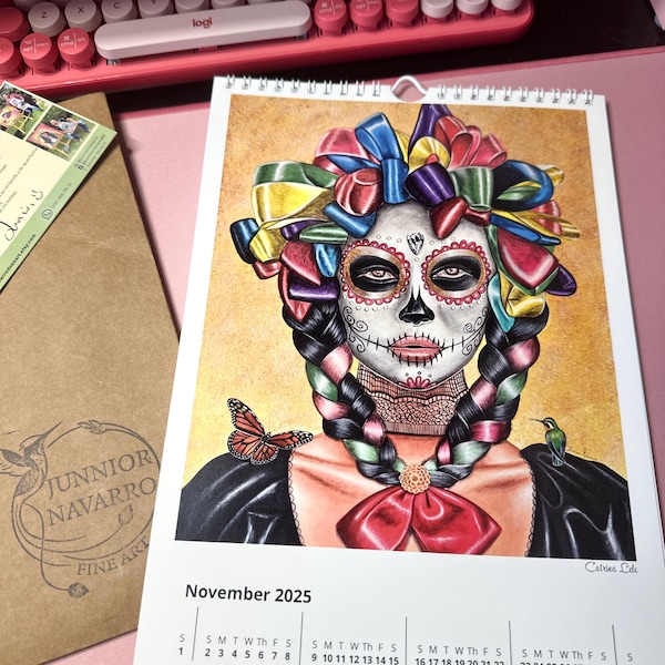 2025 Art Calendar (8.5x11) Limited Edition of 200, Mexican Calendar ...
