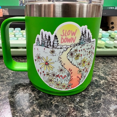 Wander Hand Lettered Vinyl Sticker - Etsy