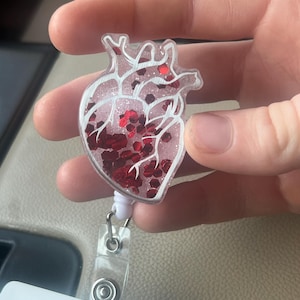 Salty Like Normal Saline Shaker Badge Reel/ 3D Badge Reel/ Floating ...