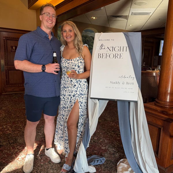 The Night Before Welcome Sign Template, Rehearsal Dinner Welcome Sign ...