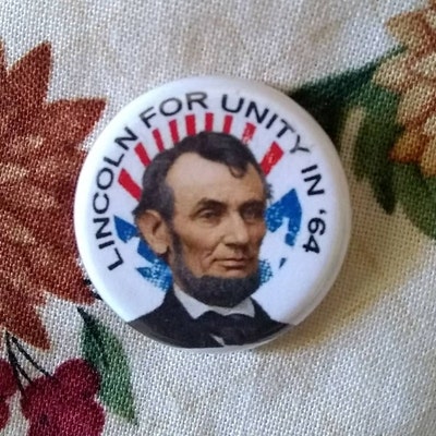 Abraham Lincoln Genuine Imitation Campaign Button - Etsy
