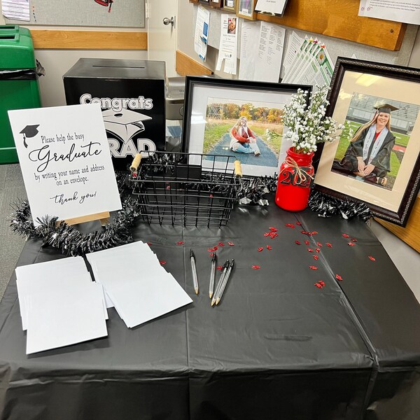 Please Help the Busy Graduate by Writing Your Name and Address on an ...