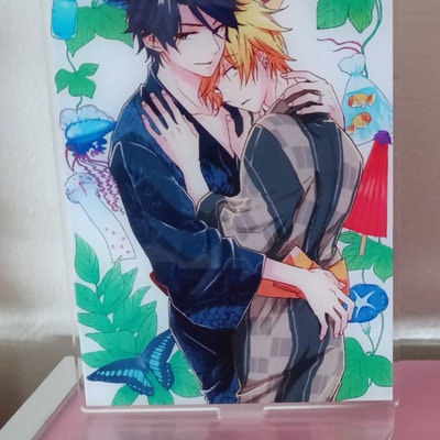 Hitorijime My Hero BL Masahiro Setagawa & Kousuke Ohshiba Acrylic Stand Standee Double-sided 15 ...