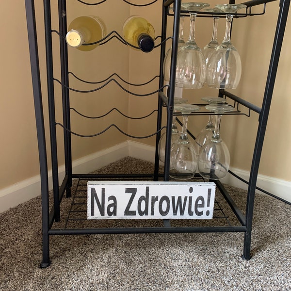Na Zdrowie, Cheers Sign, Polish Quote, Home Bar Decor - Etsy
