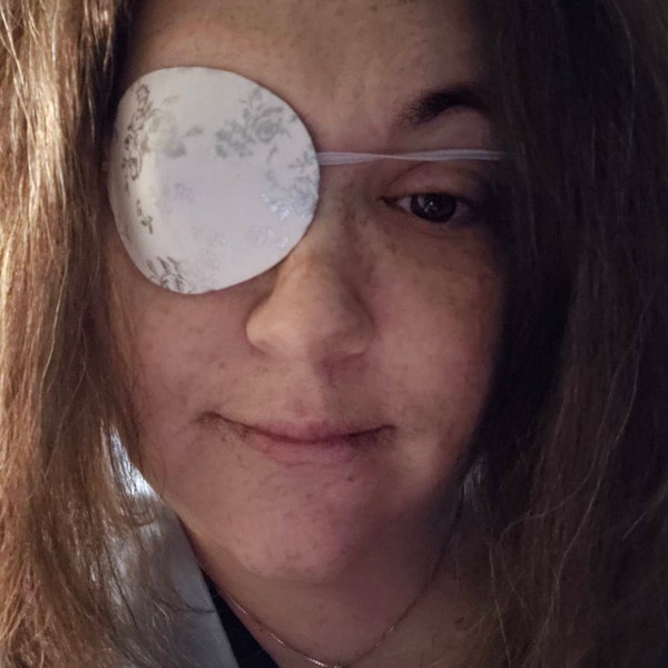 Eye Patch With Black/peacock Colored Rhinestone Embellishment - Etsy