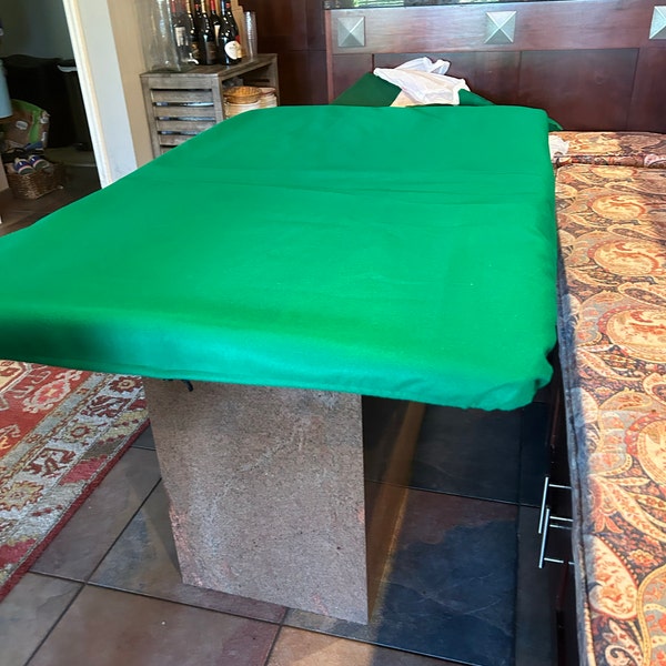 Felt Poker Table Cover: Custom Game Table Cloth - USA Made for Round ...