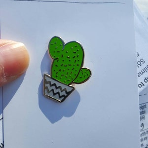 Cactus Pin Enamel Pin Lapel Pin Succulent Pin Plant - Etsy