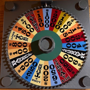 Early 80s Era Wheel of Fortune Board Game Wheel Spinner Wheel Itself is ...
