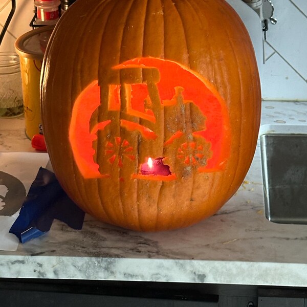 Wicked Pumpkin Stencil, Wicked Witch Printable Pumpkin Stencil, Jack O ...