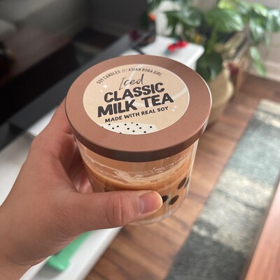 Classic Milk Tea Boba Candle - Etsy