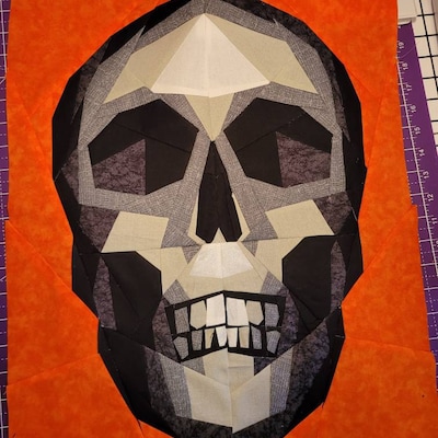 Fractured Skull Panel 16x 20 Foundation Paper Piecing Pattern - Etsy