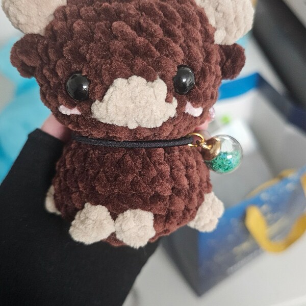 Crochet Cow Baby Custom Plushie / Amigurumi Calf Chibi Minimalist ...