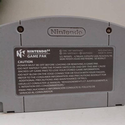 Nintendo N64 Mortal Kombat Trilogy Replacement Label Decal Glossy ...