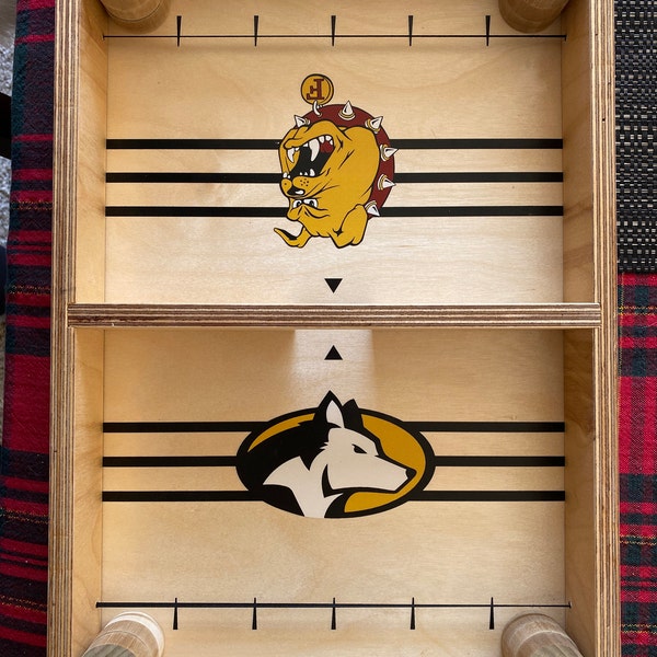 Handcrafted Personalized Puck Sling Shot Game | Fast Sling | Custom ...