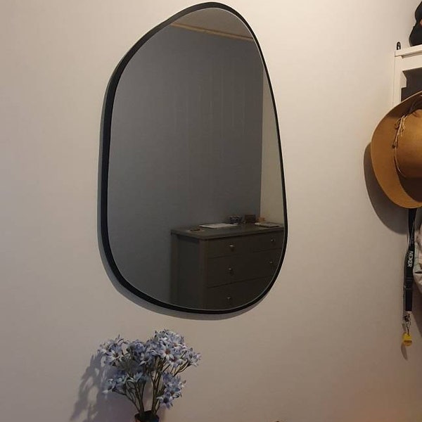 Asymmetrical Home Mirror, Aesthetic Wall Mirror, Irregular Mirror ...
