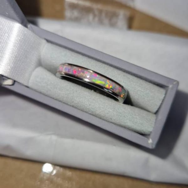 Dense Twist Pattern Damascus Stainless Steel Wedding Ring - Etsy