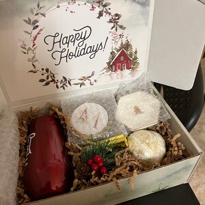 Spa Christmas Gift Set for Her Personalized Holiday Gift - Etsy