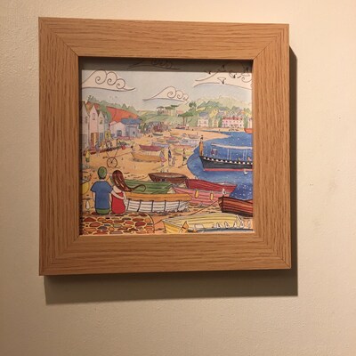 Handmade Classic Square Picture Photo Frames Wooden Effect 11 Colours ...