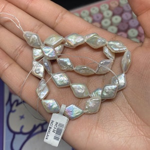 Unique Huge Fire Flameball Baroque Pearl, Natural White Cultured ...