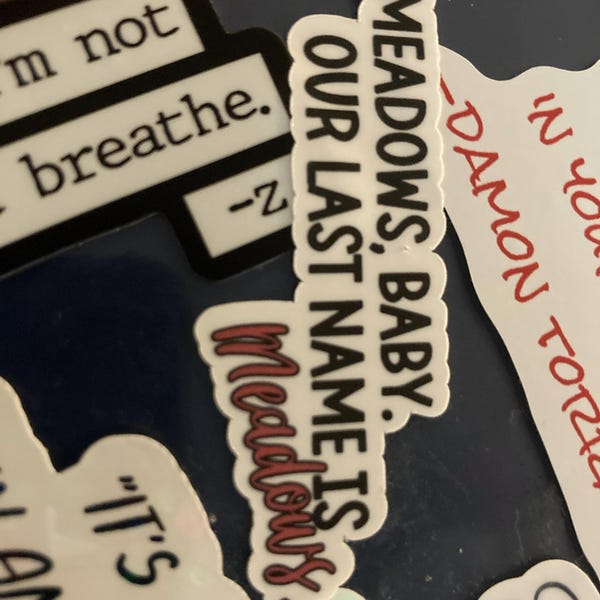 Cat Got Your Tongue Haunting Adeline Sticker, Cat and Mouse Duet, Zade ...