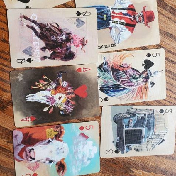 2ND DECK Western Art Playing Cards - Etsy