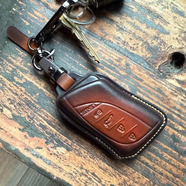 Personalized Leather Key Fob Cover for Lexus RX, Lexus Key Case RX350 ...