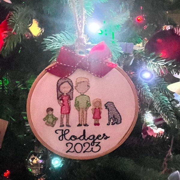 Personalized Family Christmas Ornament Keepsake Holiday Ornament - Etsy