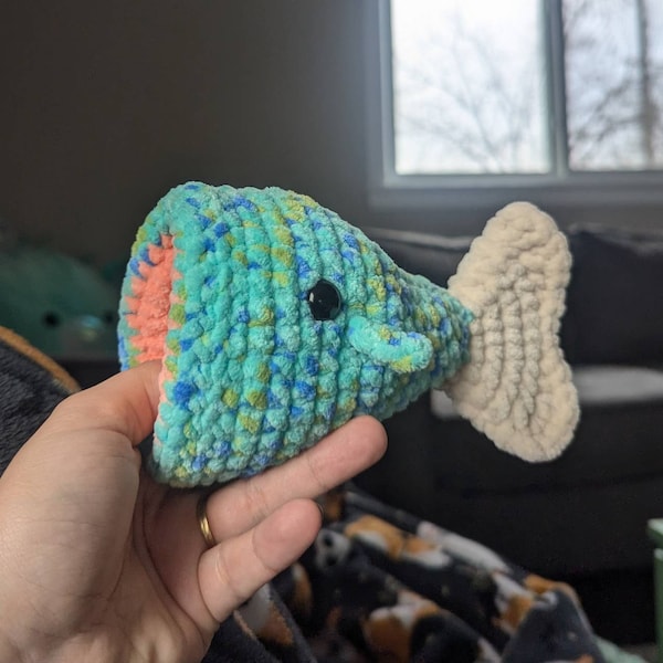 PATTERN: No Sew Flip the Fish Pattern - Amigurumi Funny Fish Pattern ...