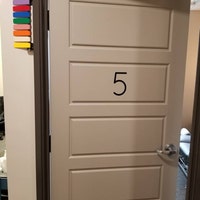 Custom Mailbox Address Numbers, Modern Door Numbers, Mailbox Decals ...