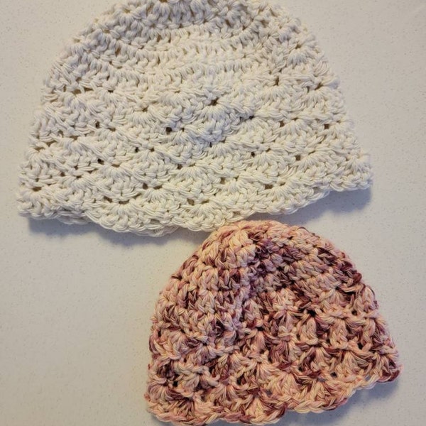 Crochet Shell Stitch Baby Hat Written Pattern - Etsy