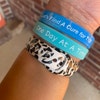 ALS Awareness Wristband Bracelet Blue White Survivor Support Gift ...