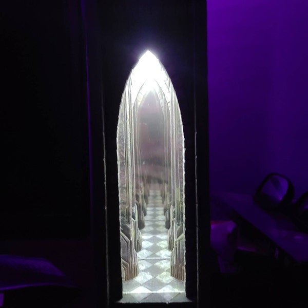 Infinity Mirror Book Nook Shelf Insert / Diorama RPG - Etsy