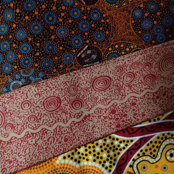 Cotton Fabric Shweshwe African Flower Blue 3 Colours Ethnic Fabric Sold ...