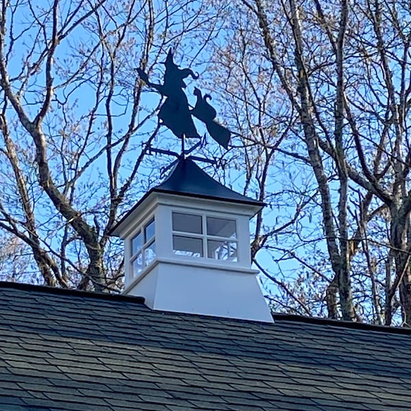 WITCH 4/ Metal Plasmacut Weathervane Roof Decor Weathercock - Etsy