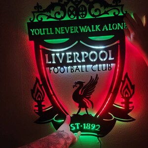 Arsenal Football Club Led Sign, Arsenal Wall Decor, Football Gift ...