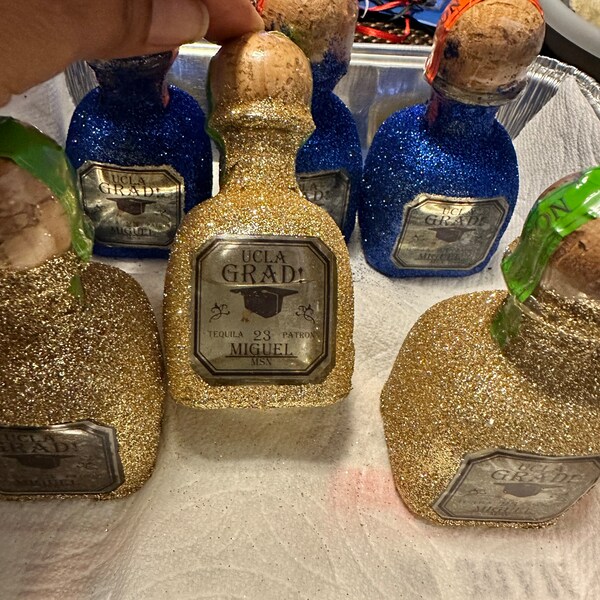 Mini Tequila Custom Label 50ML, Graduation Label, Mini Patron Labels ...