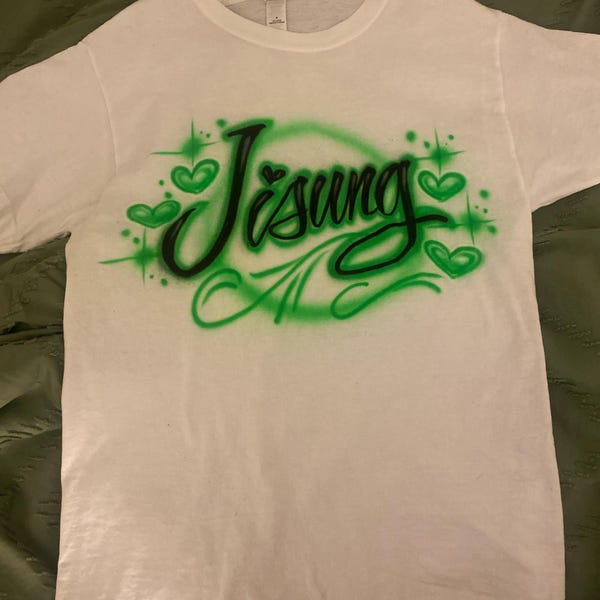 Personalized Airbrush Crop Top Airbrush Hoodie Airbrush T Shirt - Etsy