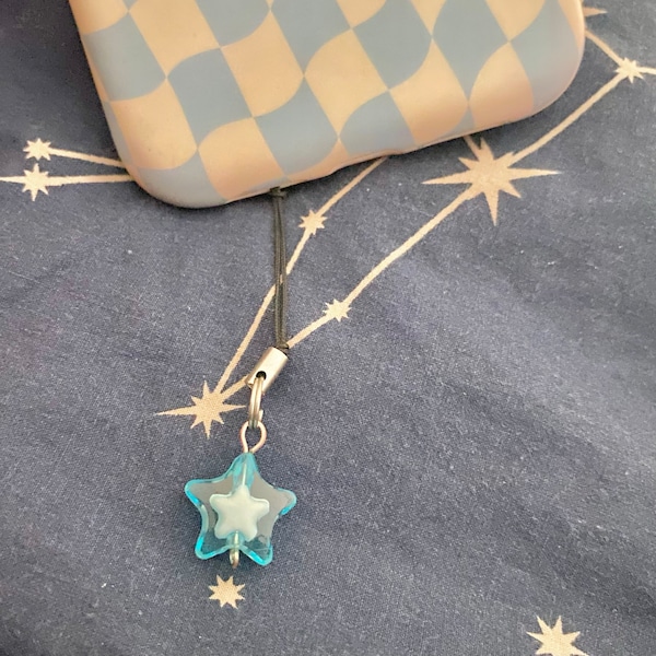 Colorful Star Phone Charm - Etsy