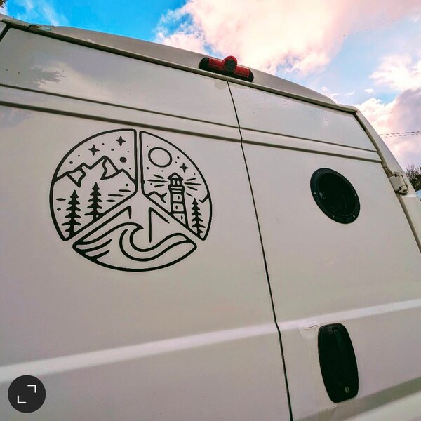Campervan Large High Quality Grade Decal Side Panel Decal Single Decal ...