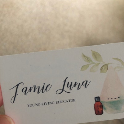 PRINTABLE YOUNG LIVING Fall Watercolor Postcard Essential Oil - Etsy