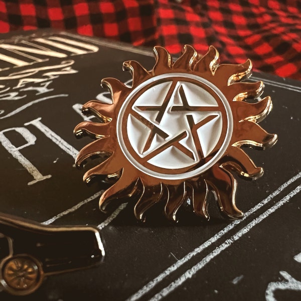 Supernatural Rose Gold Anti Possession Symbol - Supernatural Inspired ...