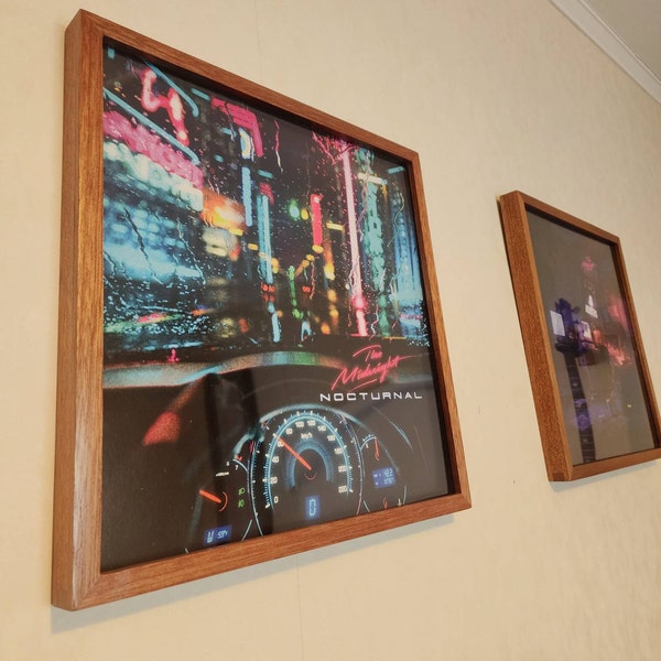 Vinyl Frame (les Choses) / Vinyl Display Slim Wooden Frame (vintage ...