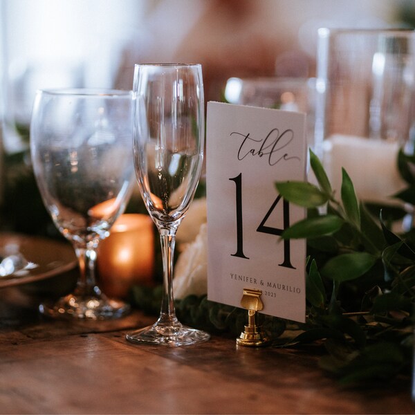 Gold Frame Table Numbers, Framed Table Numbers, Personalized Table ... Gold Frame Table Numbers, Framed Table Numbers, Personalized Table ...
