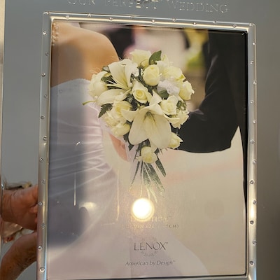 Lenox Devotion Personalized 8x10 Wedding Picture Frame, Custom Engraved ...