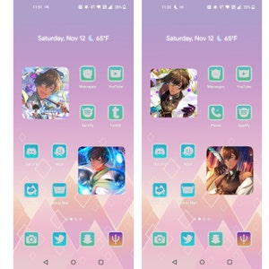 120 Mystic Messenger Aesthetic Phone Theme Widgets - Etsy