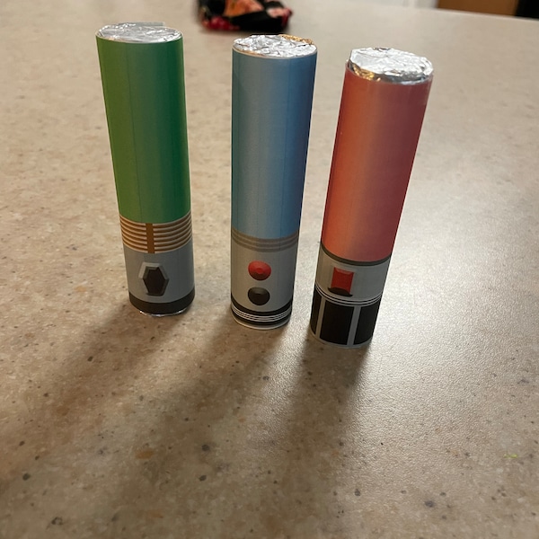 Light Saber Candy Wrappers for Star Wars Party Favors - Etsy