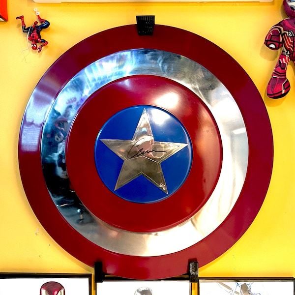 Captain America Shield Wall Mount, Plaque and SECRET FILE!! - Etsy
