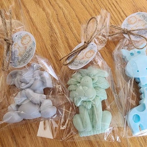 Safari Animal Soaps Baby Shower Favors Boy Safari - Etsy