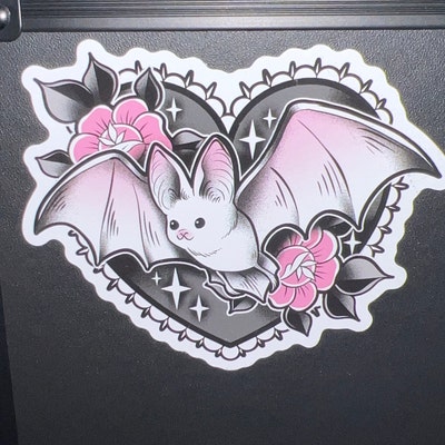 Little Bat Vinyl Sticker - Etsy