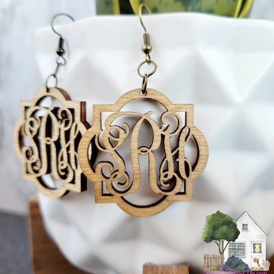 Monogram SVG Files Set of 3 Shapes-svg & PNG. Commercial Use Approved ...